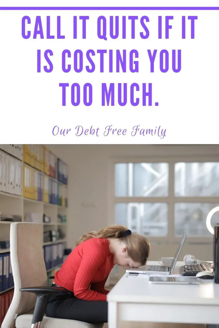 It’s Okay to Call It Quits