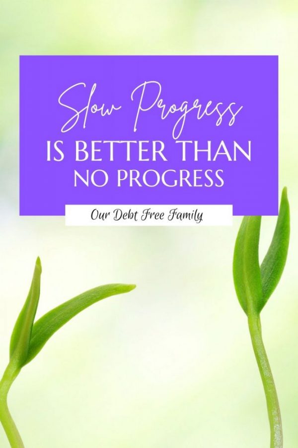 Slow Progress is Better Than No Progress