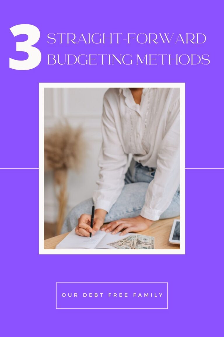 3 Straight-Forward Budgeting Methods That Actually Work