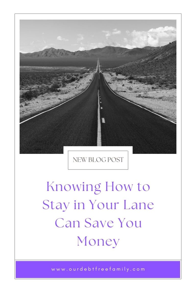 Knowing How to Stay In Your Lane Will Save You A Lot of Money (And Trouble)